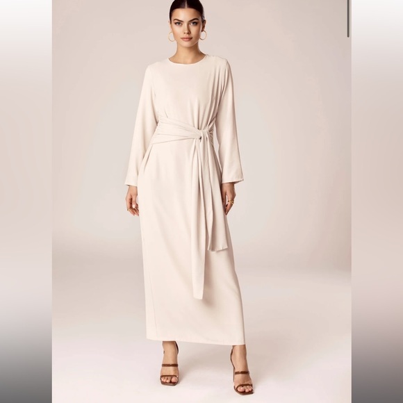 Veiled | Dresses | Veiled Collection Isabella Tie Waist Maxi Dress ...